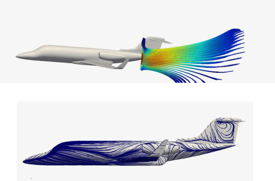 Analyse der Aerodynamik von Flugzeugen – TGM Lightweight Solutions GmbH